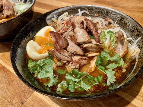 [homemade] Szechuan Chicken Noodle Soup R Food