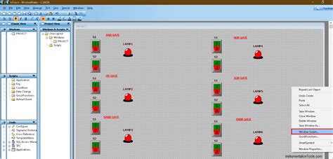 create logic using intouch scada scripting