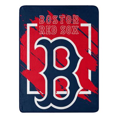 Boston Red Sox 46 X 60 Dimensional Micro Raschel Throw Blanket