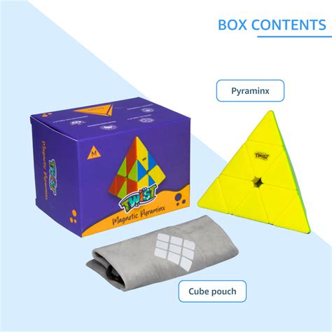 Buy Twist Pyraminx M Magnetic Puzzle Cube Lelo