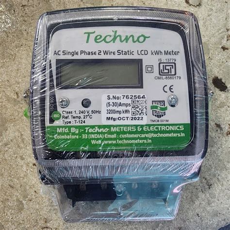 1 Phase Plastic Energy Meter At ₹ 850piece In Bengaluru Id