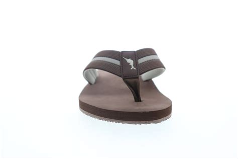 Tommy Bahama Taheeti Tb7s00067 Mens Brown Flip Flops Sandals Shoes