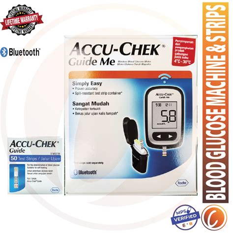 Roche Accu Chek Guide Blood Glucose Monitoring Machine 1set Shopee