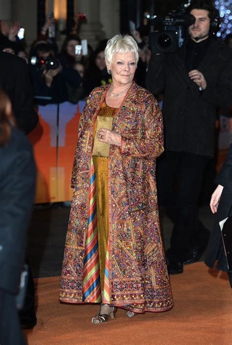 Judi Denchs Love Affair With Indian Fashion Couture Rani Judi