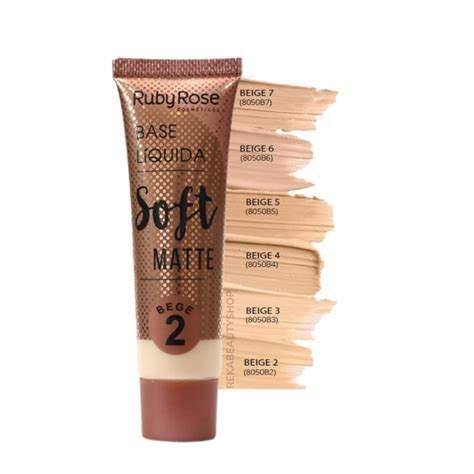 Base Liquida Soft Matte Ruby Rose Tienda De Maquillaje En Honduras