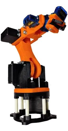 Brazo Robot Arduino Para Armar Con 6 Servos Incluidos Mercadolibre