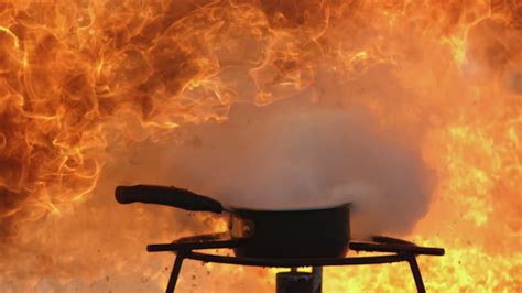 Why You Shouldnt Use Water To Extinguish A Grease Fire Mental Floss
