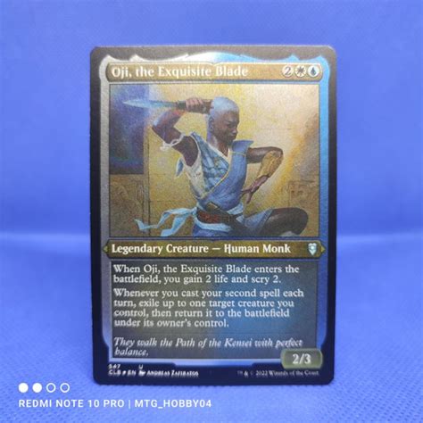 Oji The Exquisite Blade Mtg Cammander Legends Shopee Philippines