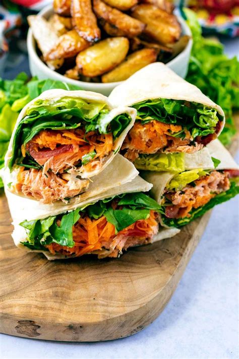 Salmon Wrap Hungry Healthy Happy
