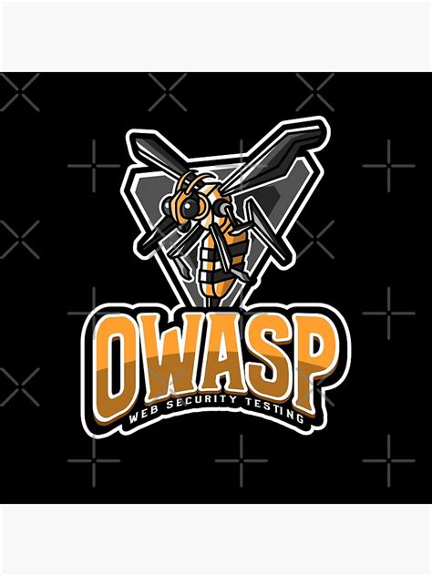 cyber security hacker owasp web security testing poster by