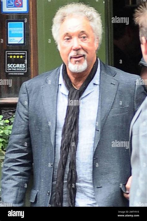 Exclusive Veteran Singer Tom Jones 70 And Son Mark Woodward 53