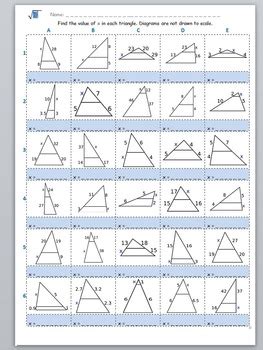 Triangle Proportionality Theorem Worksheet