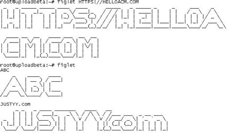 The Online Linux Figlet Tool Algorithms Blockchain And Cloud