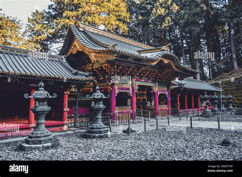 Yashamon Gate In The Temple Complex Of Nikko Unesco World Heritage