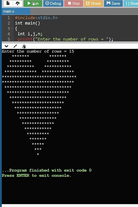 C Program To Print Heart Pattern How To Print Heart Symbol In C Pwos Shorts Youtube