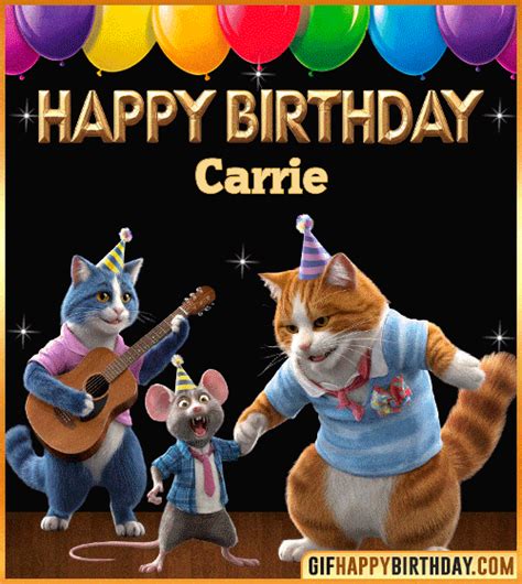 🎉 Happy Birthday Carrie  🎂 Funny And Personalized Animated Wishes