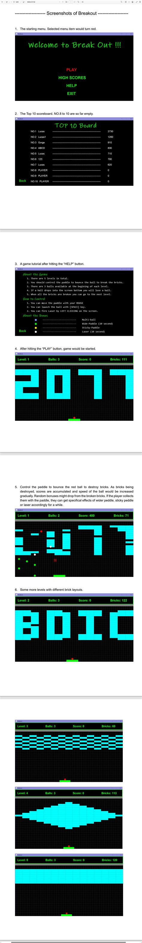 GitHub Luca BreakoutGame BrickBreaker This Is An Classical Arcade Game Called Breakout