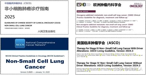 2025csco指南会 内附国内外用药大对比！一文掌握非小细胞肺癌指南更新关键差异 知乎