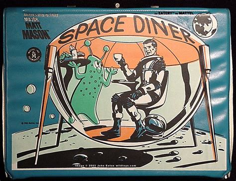 Mattel 5064 Major Matt Mason Space Diner Lunch Box Major Matt Mason