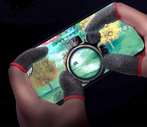 Xo Touch Screen Game Controller Non Slip Finger Sleeves 6 Pack Grey