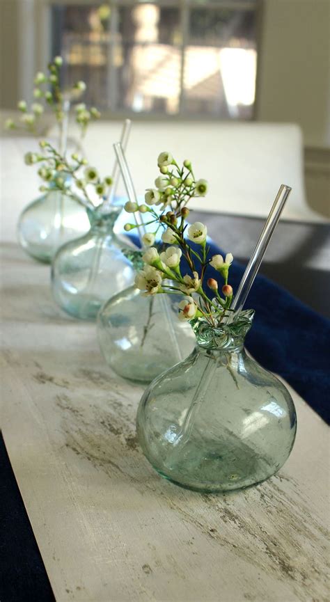 Hand Blown Glass Vases For Spring Decor