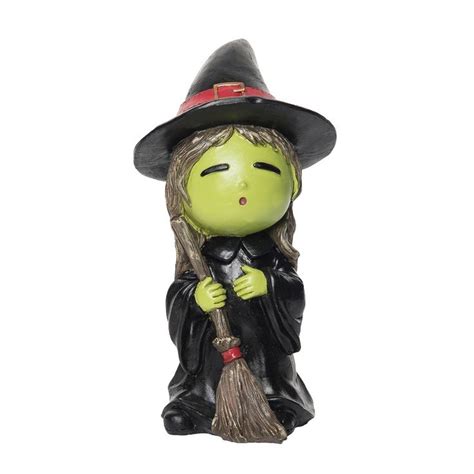Gallerie Ii Green Face Witch Halloween Figure Halloween Figures