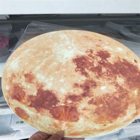 Home 3d Luminous Wallpaper Moon Wall Stickers Pers Grandado