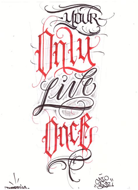 Tattoo Words Design