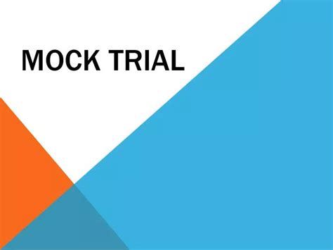 Ppt Mock Trial Powerpoint Presentation Free Download Id 2808162