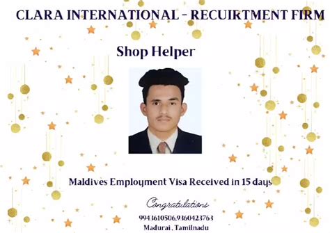 Dhanasekar Alagurajshanthi On Linkedin Greetings Another Candidate Flying Maldives Tomorrow