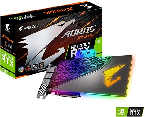 Відеокарта Gigabyte GeForce RTX 2080 Ti AORUS XTREME WATERFORCE WB 11G ...