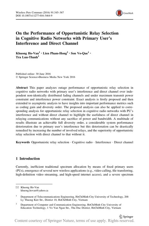 On The Performance Of Opportunistic Relay Selection In Cognitive Radio Networks With Primary