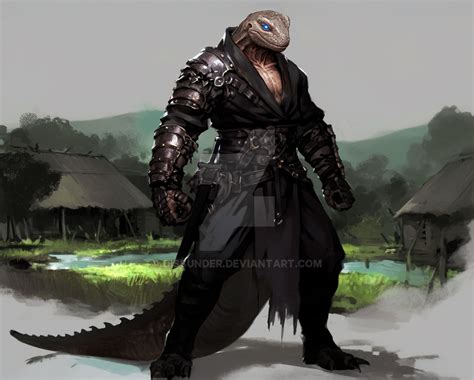 Lizardfolk Assassin Thief Rogue Adoptable Dnd Epic By Dissunder On