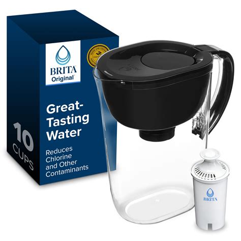Brita Large Water Filter Pitcher For Tap And Drinking Water With