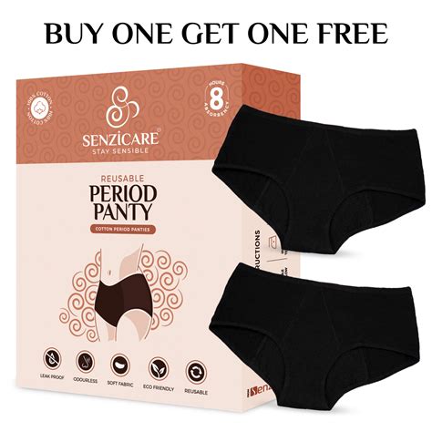 Buy One Get One Free Period Panty Senzicare