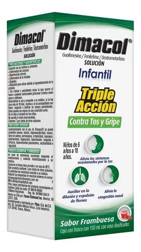 Dimacol Infantil Jarabe Para La Tos Triple Acción 150 Ml Mercadolibre
