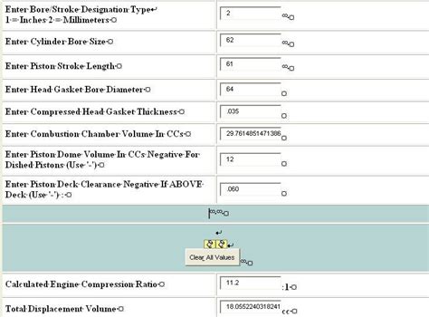 Nice Engine Compression Ratio Calculator 380ho 11 2cr Ski Doo