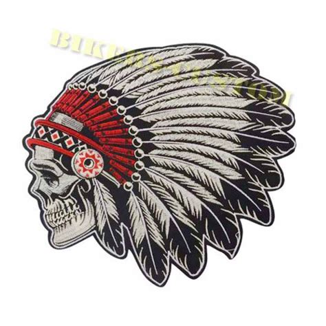 Patchs écussons Indian Skull