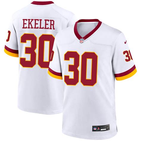 Austin Ekeler Washington Commanders White Alternate Game Jersey