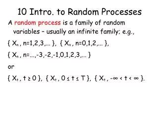 PPT Random Processes Introduction PowerPoint Presentation Free Download ID