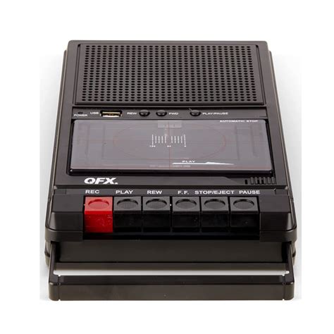 Qfx 휴대용 레트로 감성 테이프 Usb 카세트 플레이어 슈박스 상품 상세 크로켓