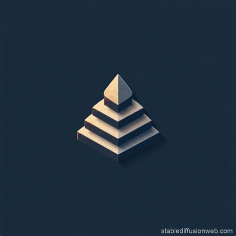 Pyramid Construction Logo Concept Stable Diffusion Online