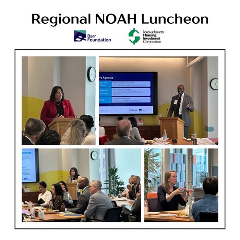 Barr Foundation And Mhics Regional Noah Fund Luncheon Mhic