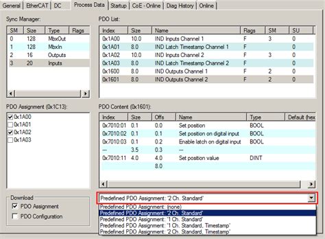 predefined pdo assignment