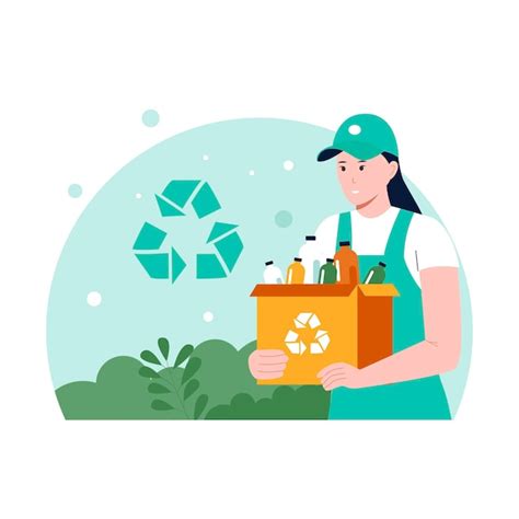 Premium Vector Vector Concept Of Recycling For Save The Planet