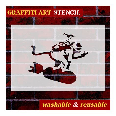 Modelli Di Graffiti Stencil 1 Pezzo Di Materiale Artistico Graffiti
