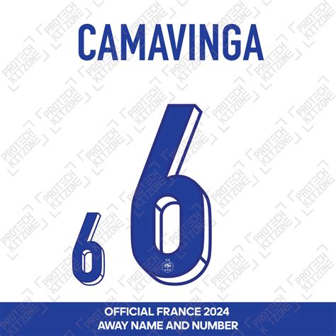 Camavinga 6 Official France 2024 Away Name And Numbering