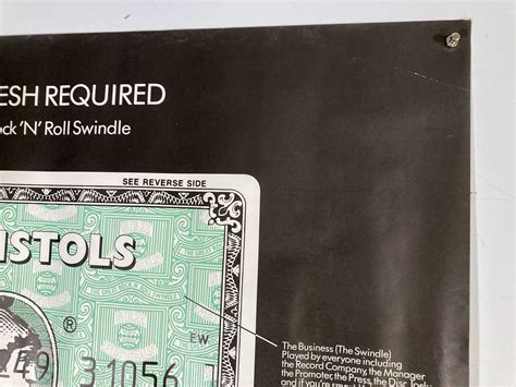 Lot 577 The Sex Pistols Young Flesh Required Poster