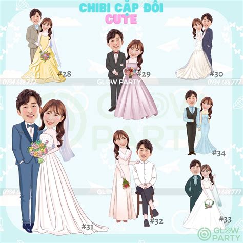 Chibi Cưới Set 2 Glowstore