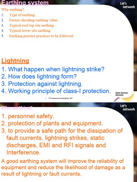 Telecom Earthing And Lightning Pdf Lightning Electromagnetic